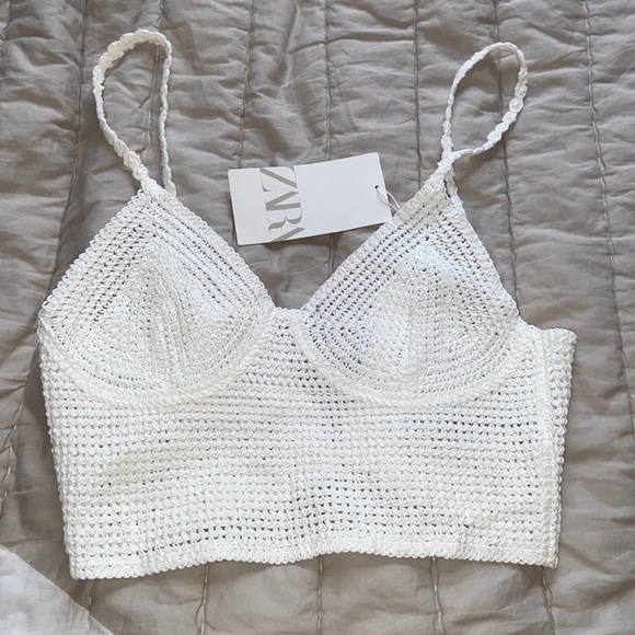 Zara | Tops | Zara Crop Top Nwt | Poshmark